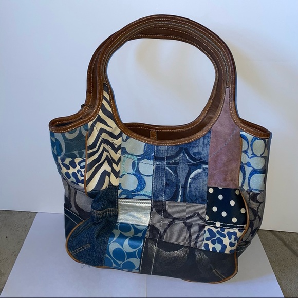 Coach | Bags | Coach Patchwork Denim Purse | Poshmark